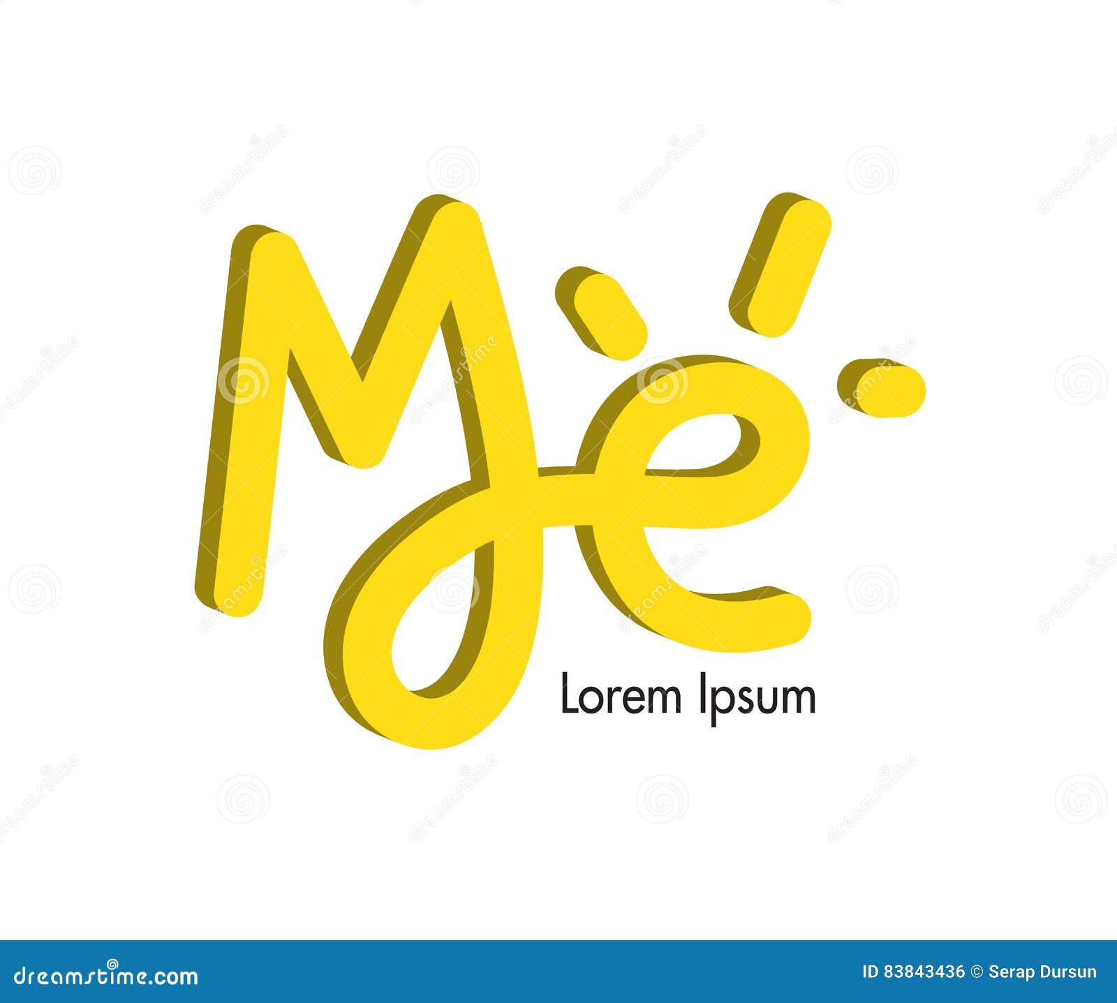 MIM Logo Concept Design ilustração stock. Ilustração de manuscrito ...