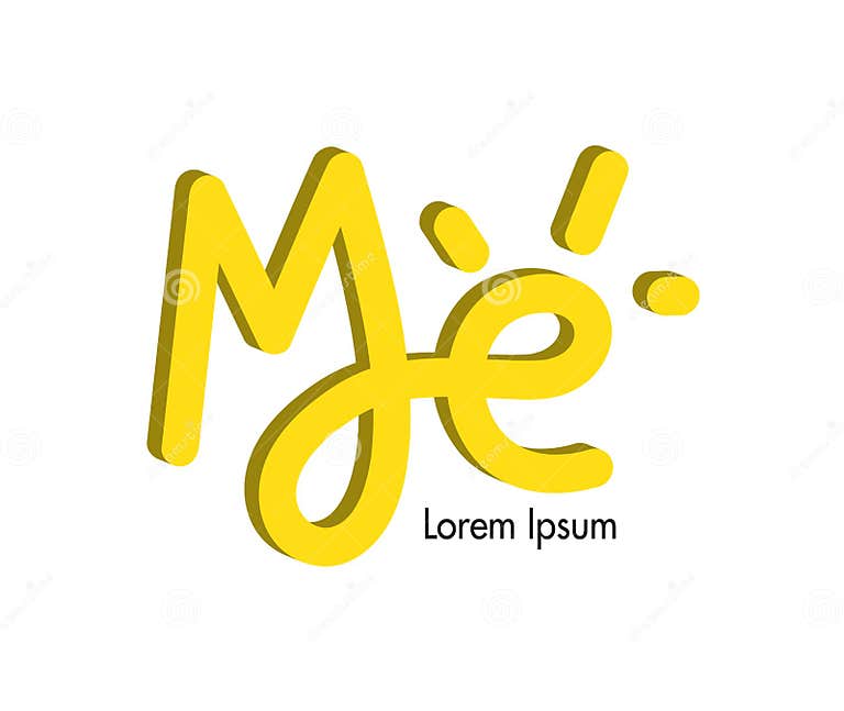 MIM Logo Concept Design ilustração stock. Ilustração de manuscrito ...