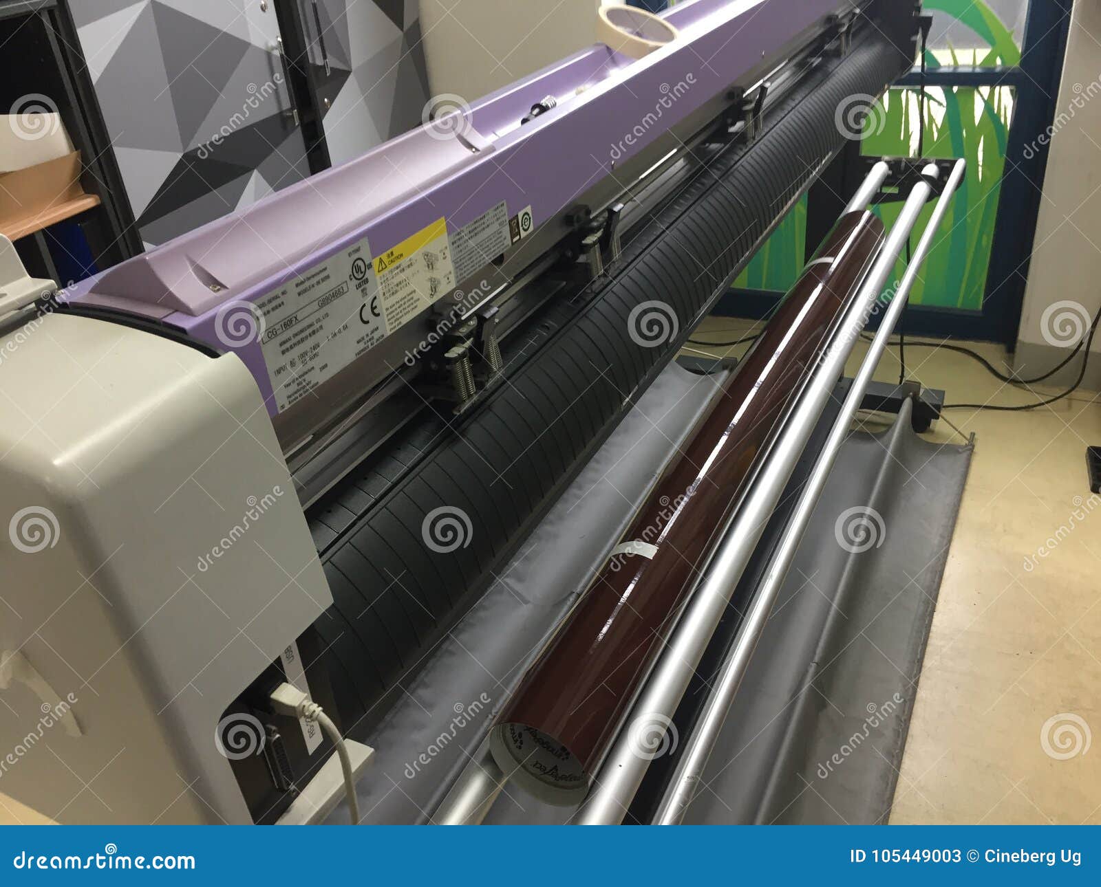 Mimaki Flatbed Cutting Plotter Editorial Stock Photo - Image of graphic ...