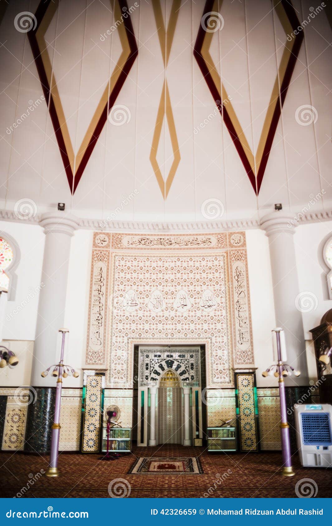 Mimbar stock image. Image of mosque, architecture, interior - 42326659