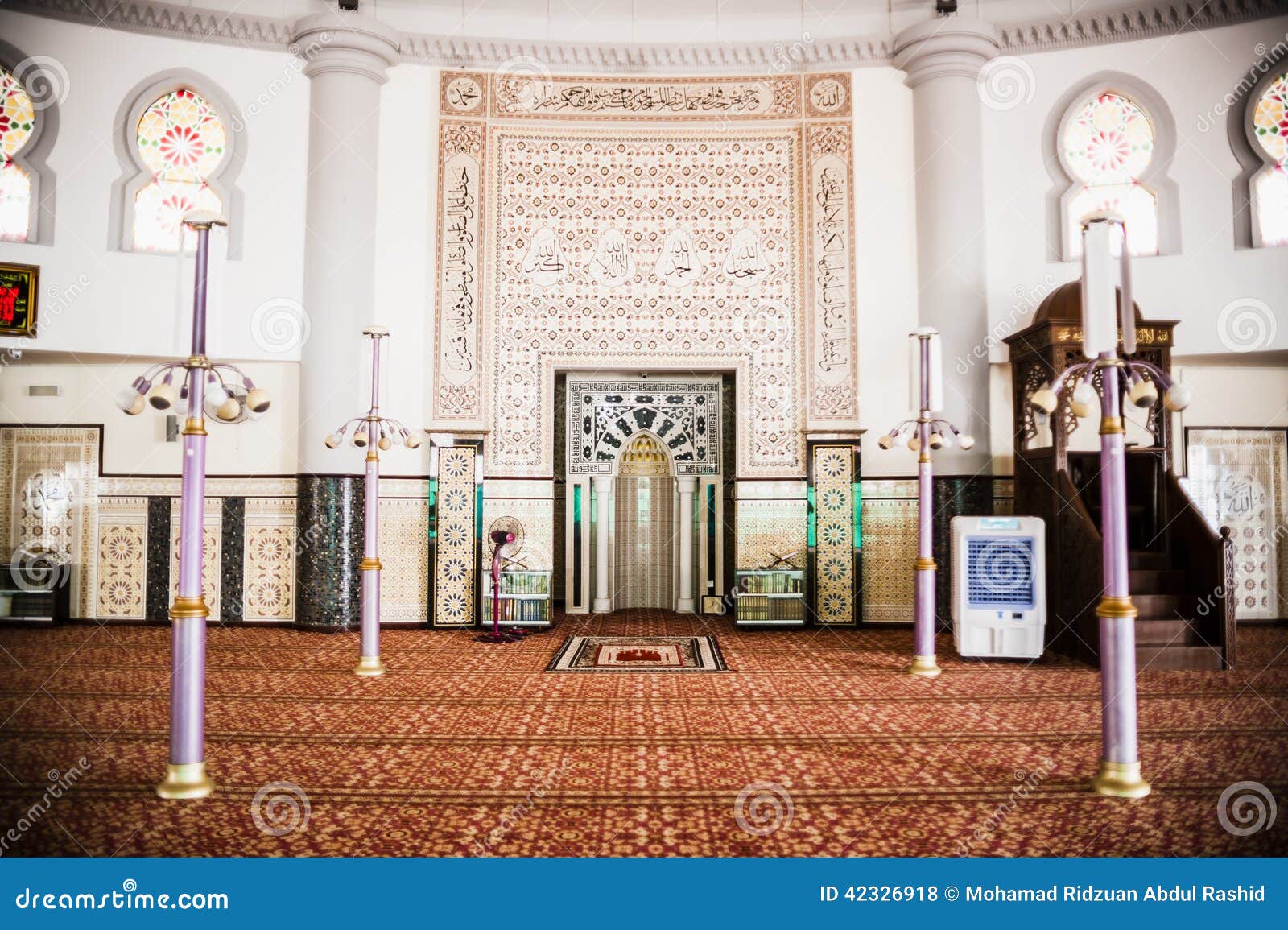 Mimbar stock photo. Image of mosque, design, direction - 42326918