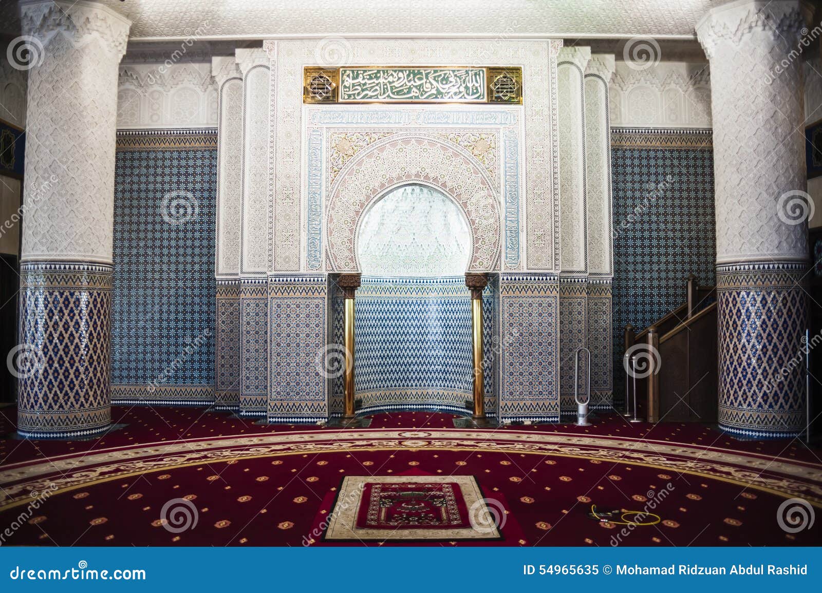 Mimbar stock image. Image of mosque, details, religion - 54965635