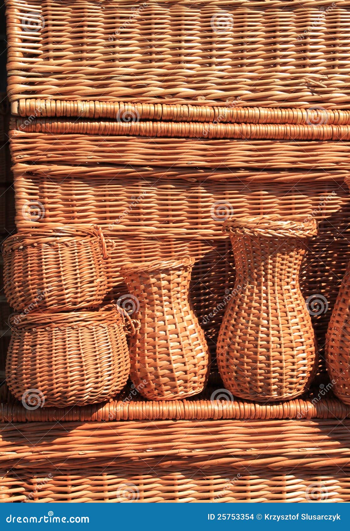 Mimbre foto de archivo. Imagen de cesta, parada, hecho - 25753354