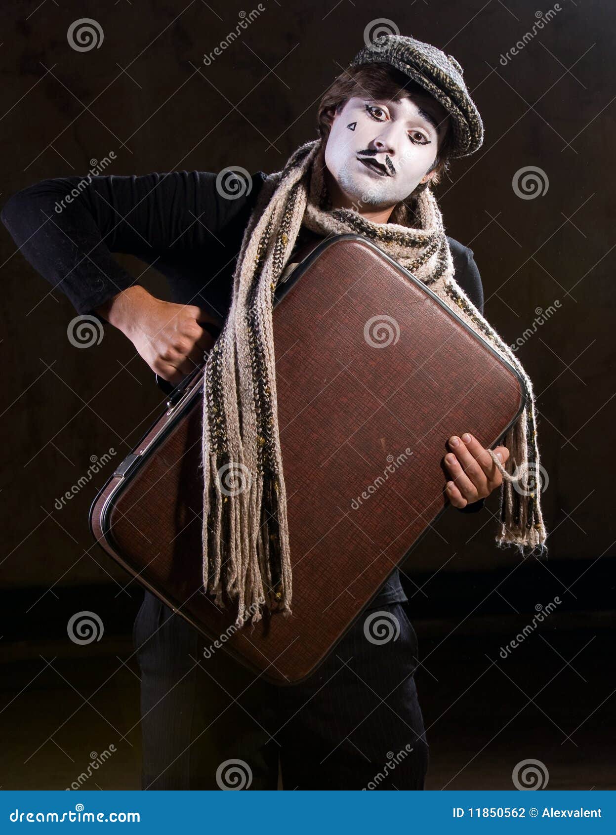 The mime stock photo. Image of person, isolated, gloomy - 11850562