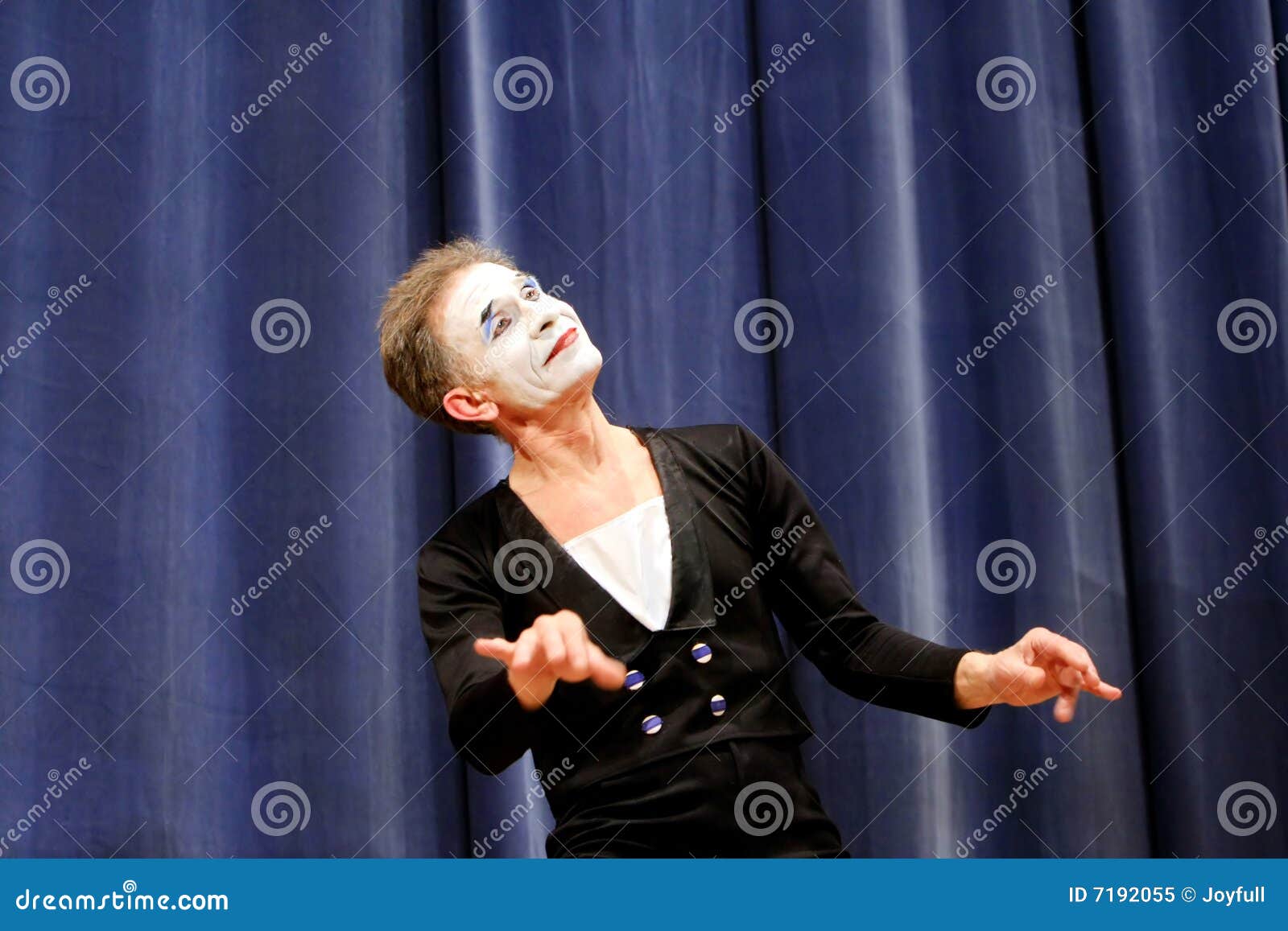 Mime editorial image. Image of performer, acting, stage - 7192055