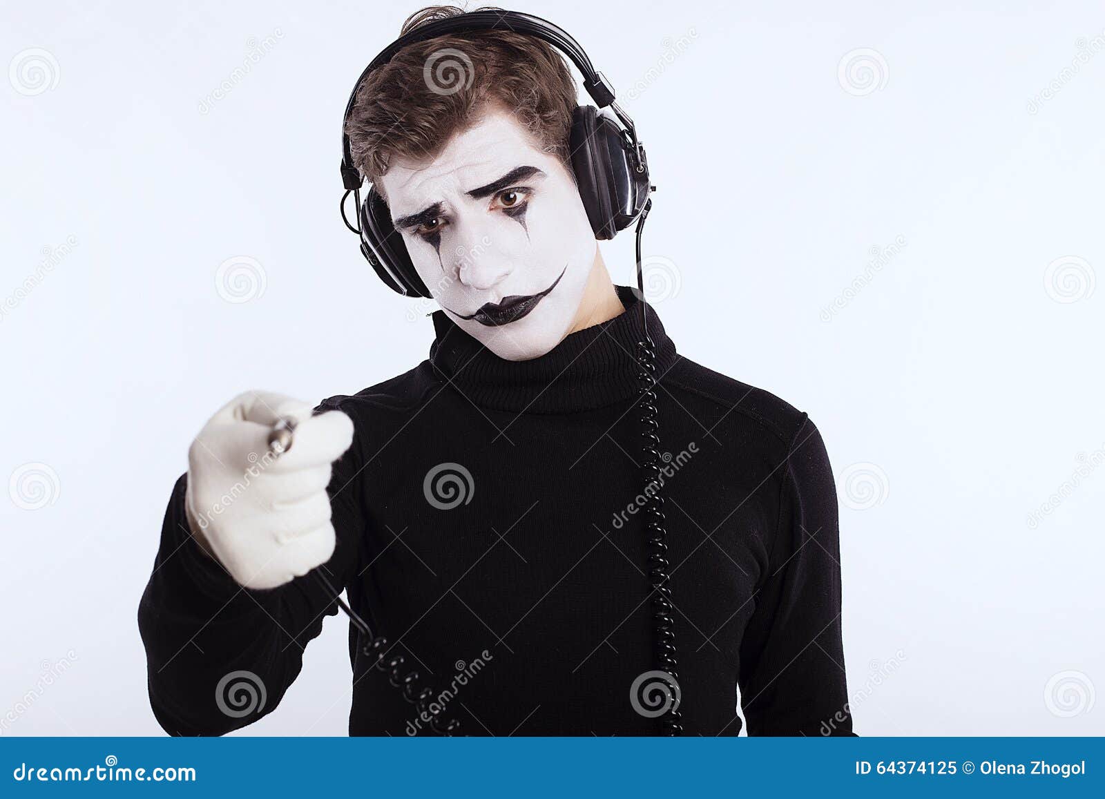The mime boy stock image. Image of profession, creative - 64374125