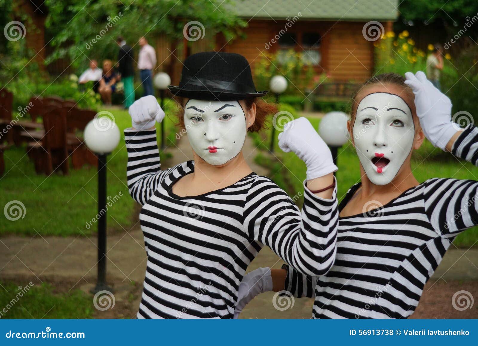 Mimes hace su mejor foto de archivo editorial. Imagen de payaso - 56913738