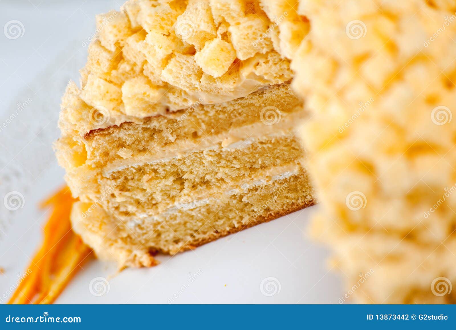 Mimosa Cake stock photo. Image of decoration, sponge - 13873442