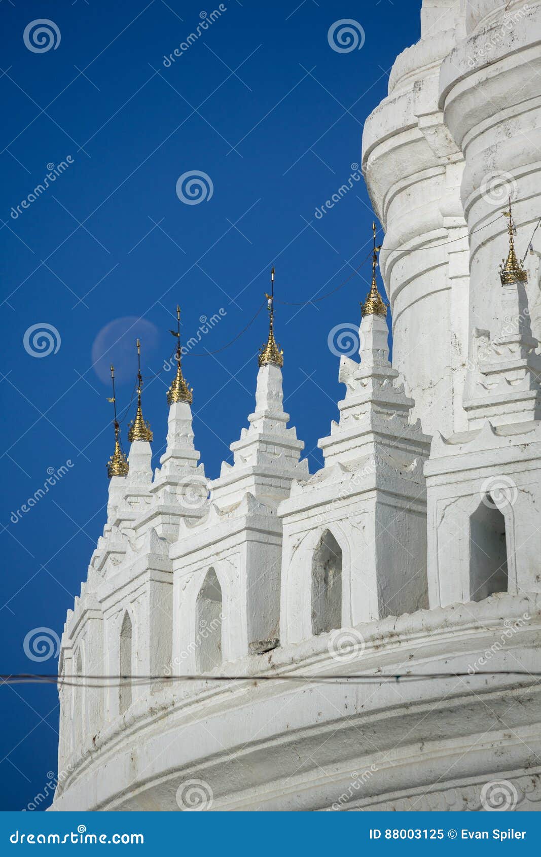 Min Kun Temple - Mandalay, Myanmar Stock Image - Image of places ...