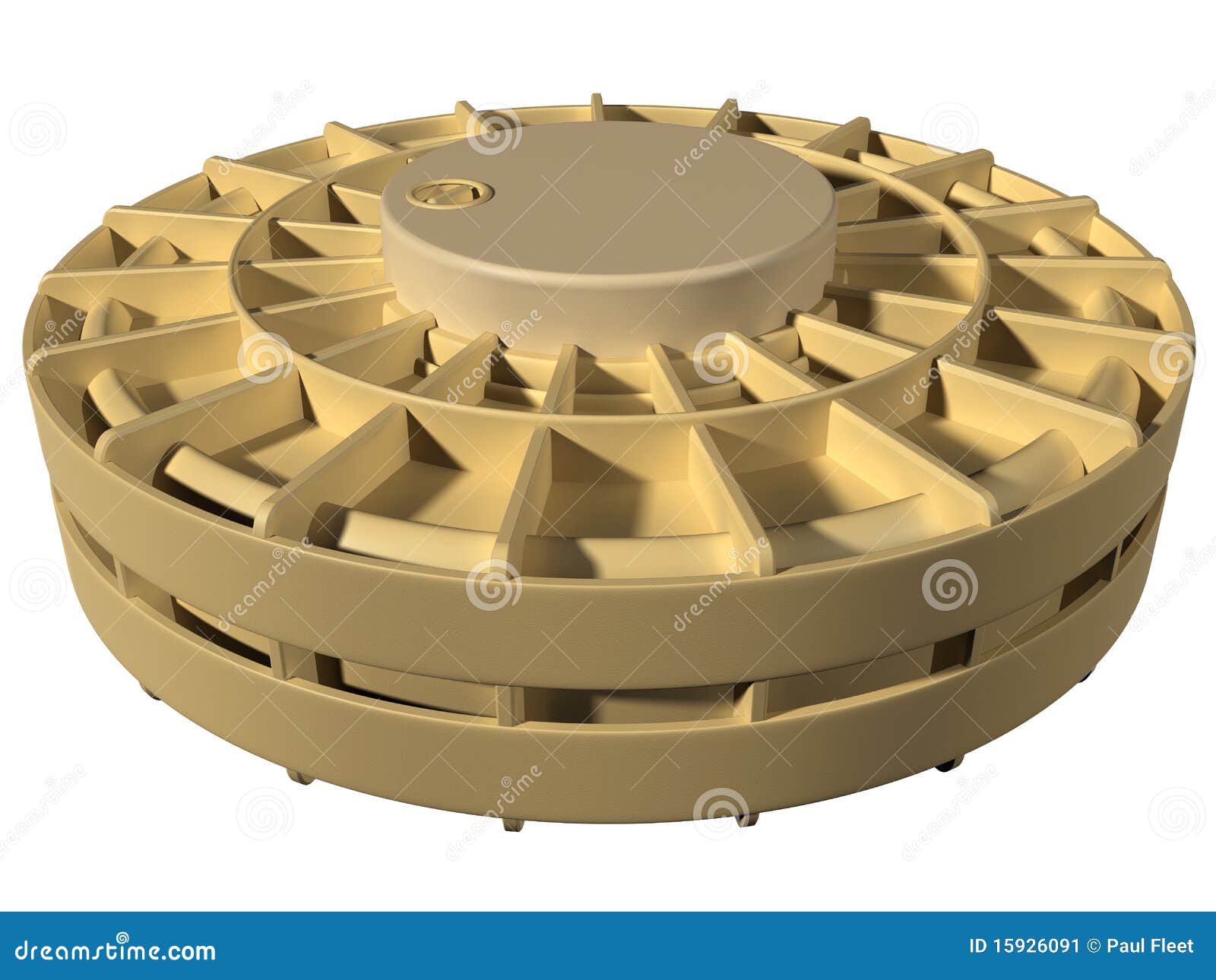 Mina antipessoal ilustração stock. Ilustração de perigo - 15926091