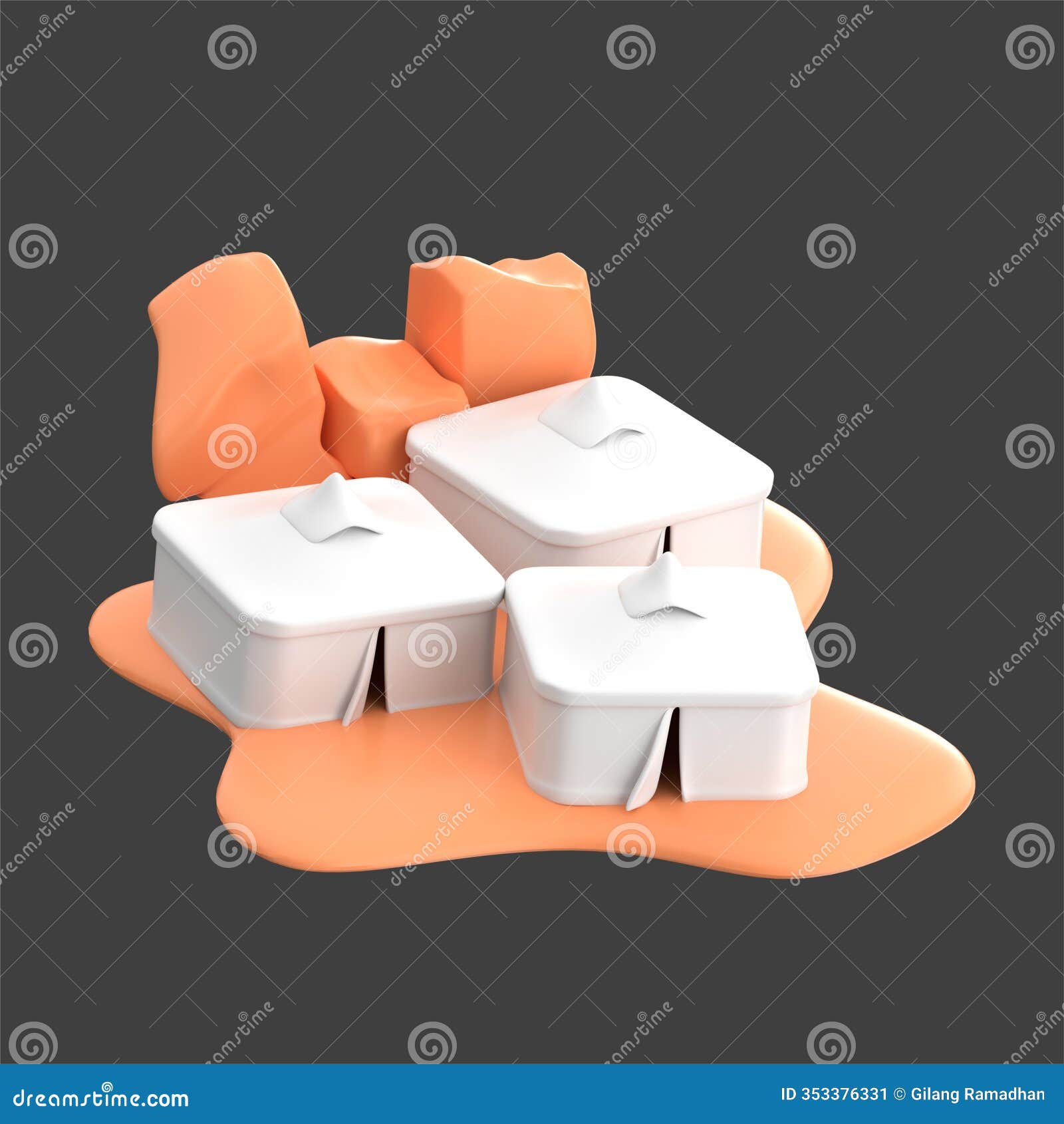 Mina Camp 3D Icon stock illustration. Illustration of icon - 353376331