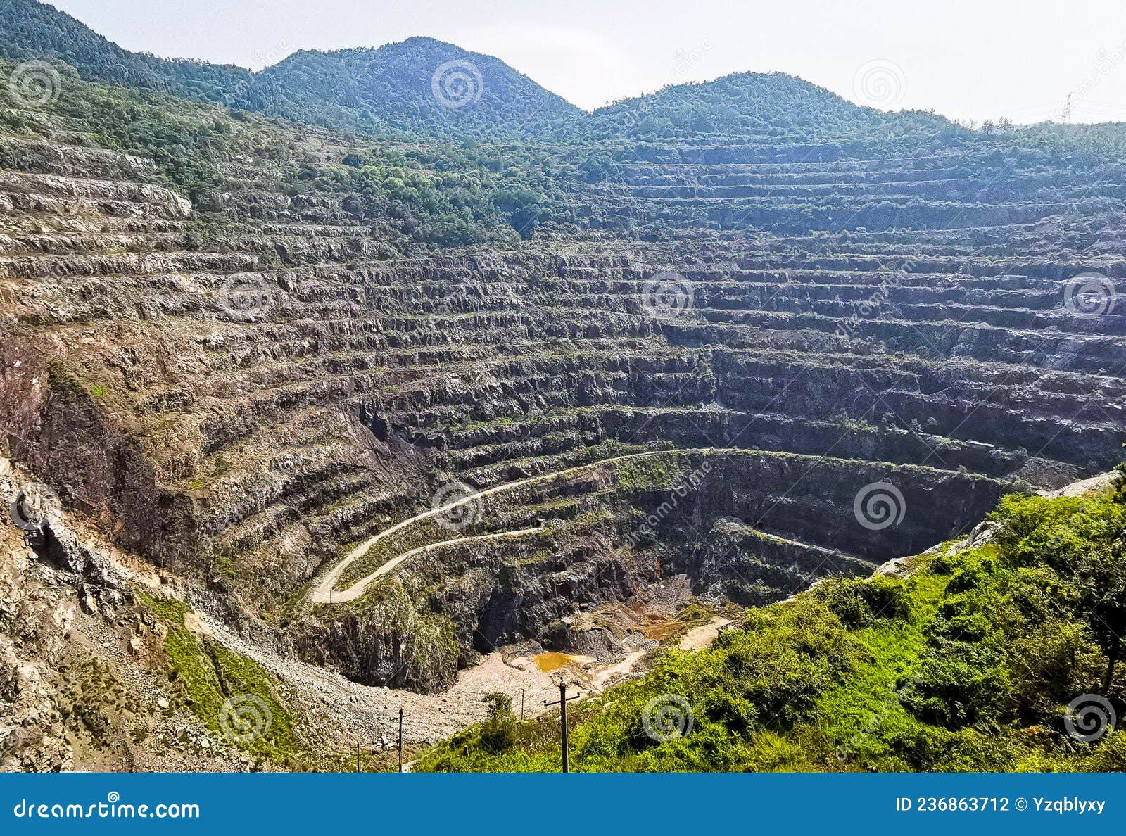 Mina a Cielo Abierto Abandonada Foto de archivo - Imagen de viejo, mina ...