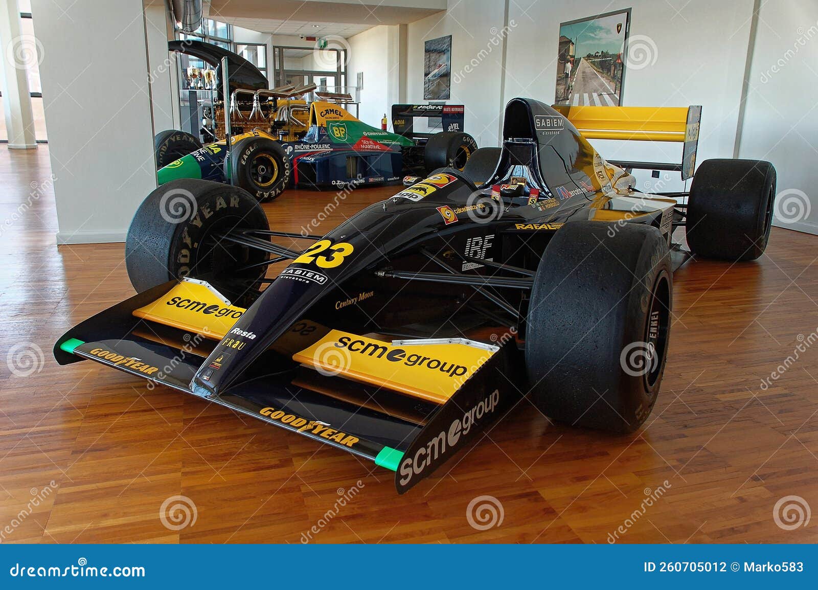 Minardi F1 191 L - 03 (1992) Editorial Photography - Image of grand ...