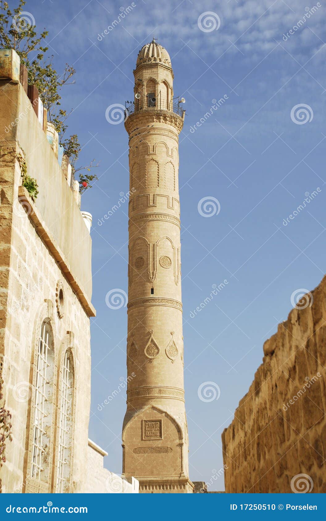 Minaret stock photo. Image of mesopotamian, mystic, islam - 17250510