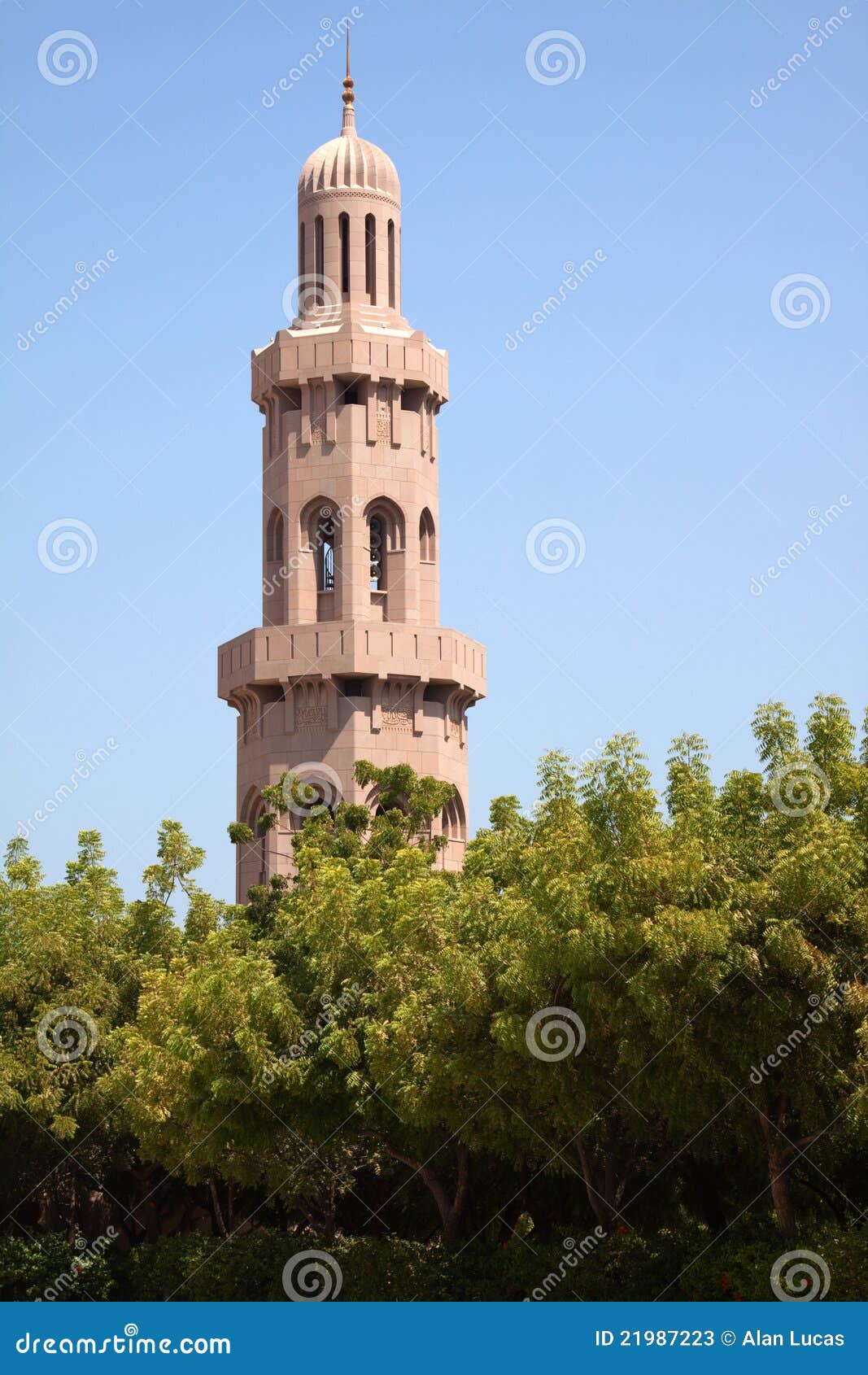 Minaret stock image. Image of minaret, arabesque, building - 21987223