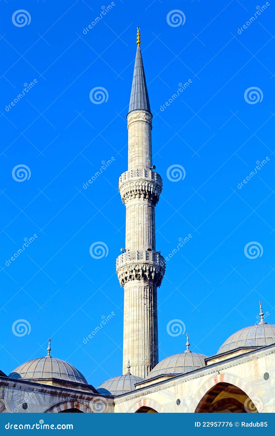 Minaret stock photo. Image of colorful, blue, architecture - 22957776