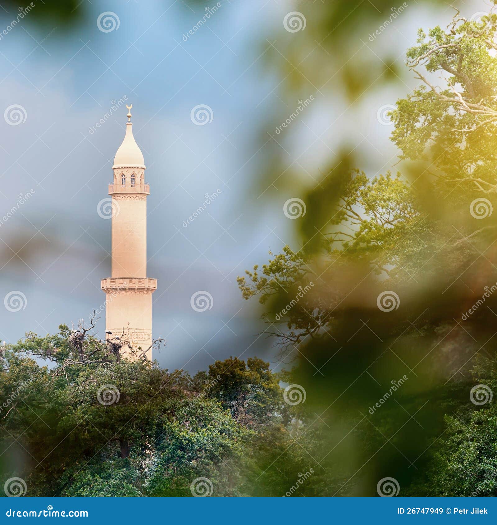 Minaret stock image. Image of east, culture, muslim, allah - 26747949