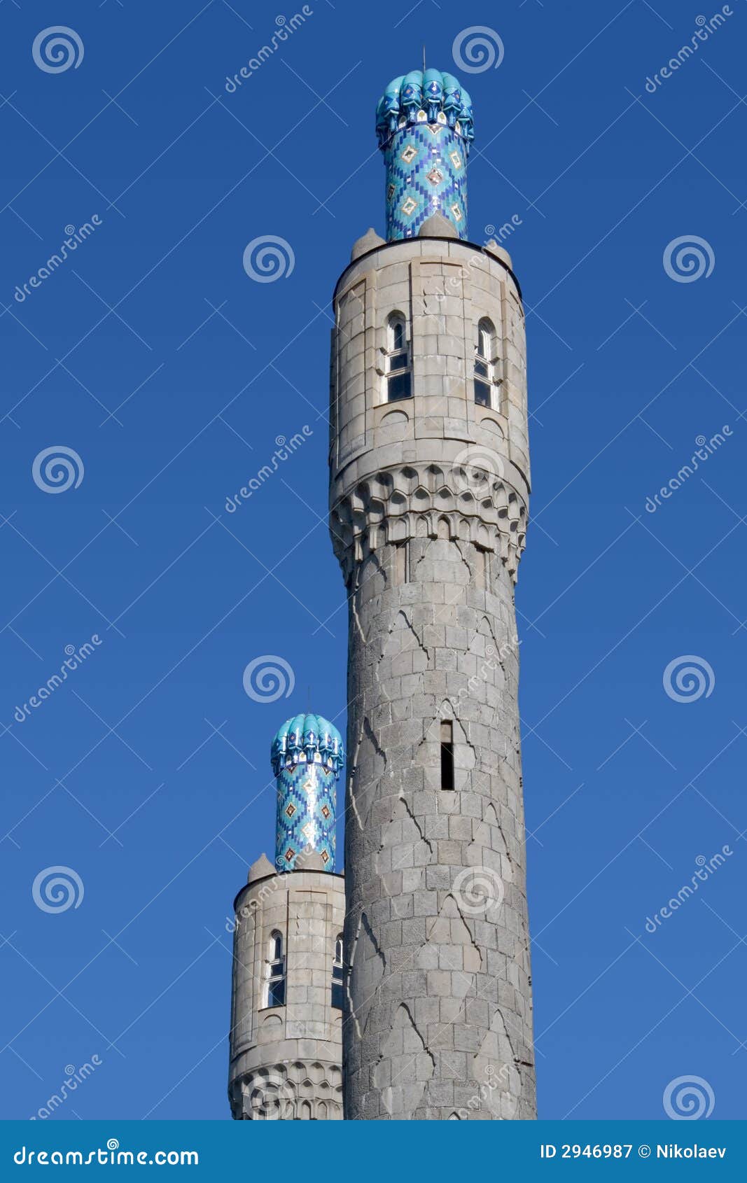 Minaret image stock. Image du musulmans, traditionnel - 2946987