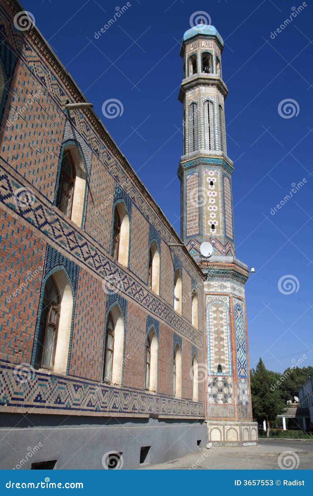 The minaret stock image. Image of east, arabic, marble - 3657553