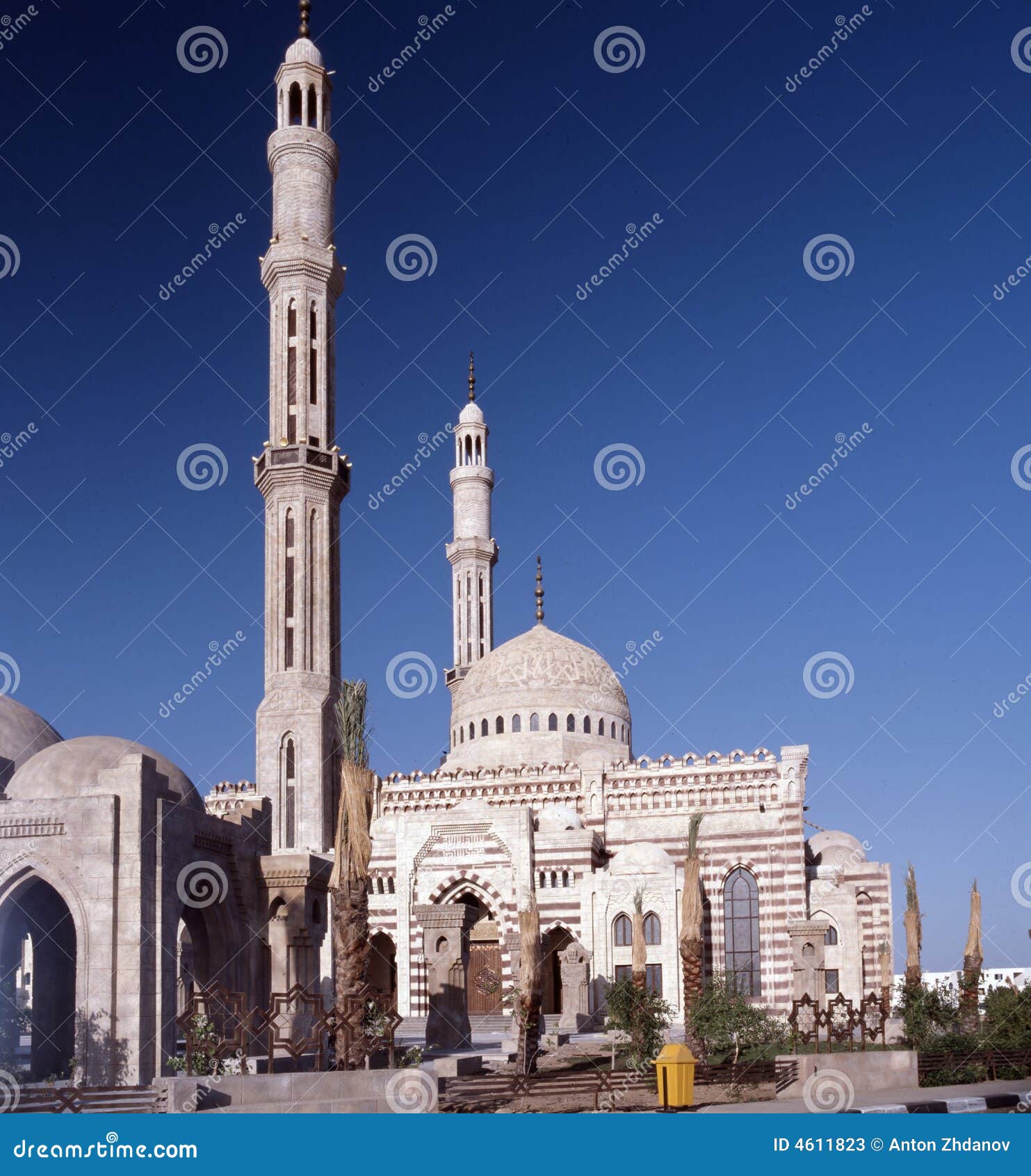 Minaret in Egypt stock image. Image of ramadan, structure - 4611823