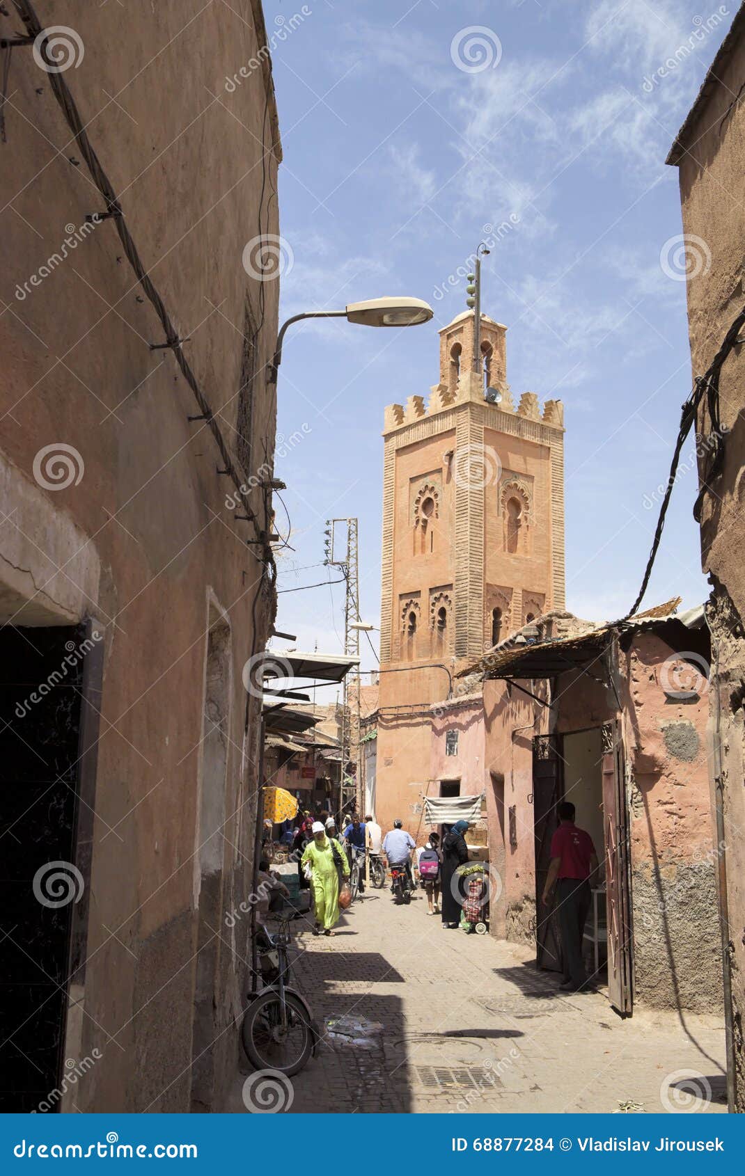 Minaret of a Mosque in El Rachidia Editorial Stock Image - Image of ...