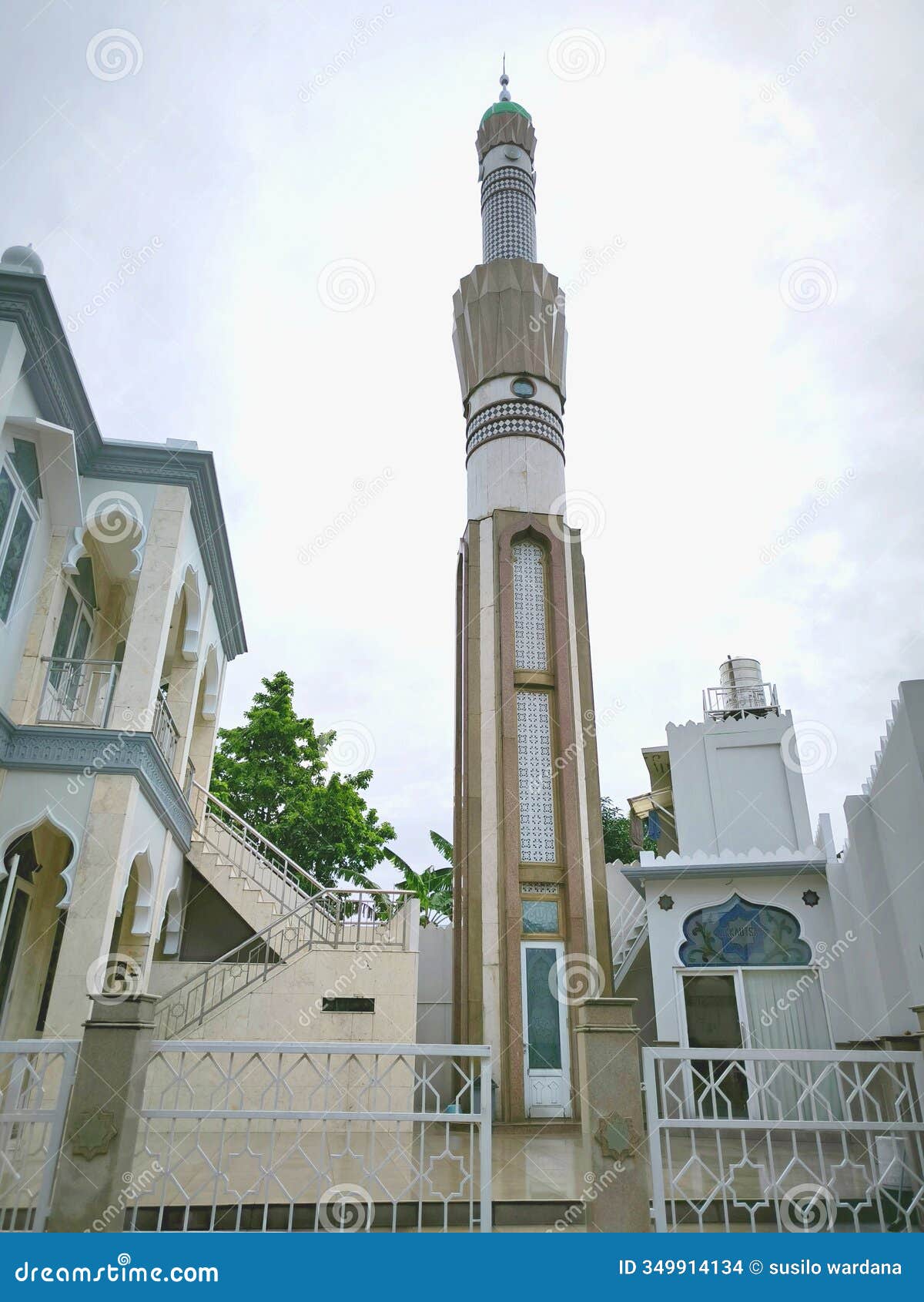 A Minaret or Mosque Tower. Slender Structure. the Primary Function of ...