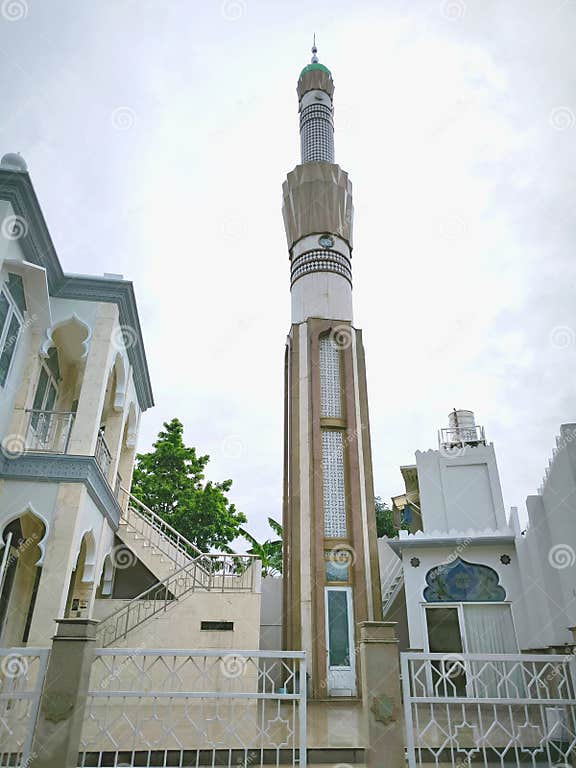 A Minaret or Mosque Tower. Slender Structure. the Primary Function of ...
