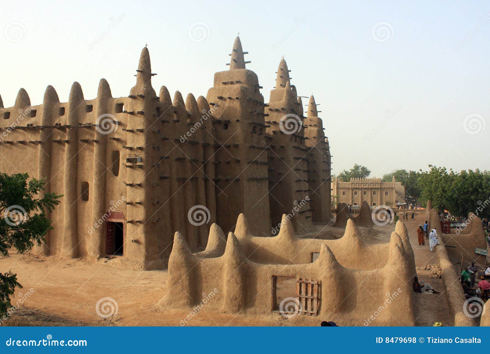 Minaret of a Traditional Mosk Stock Photo - Image of africa ...