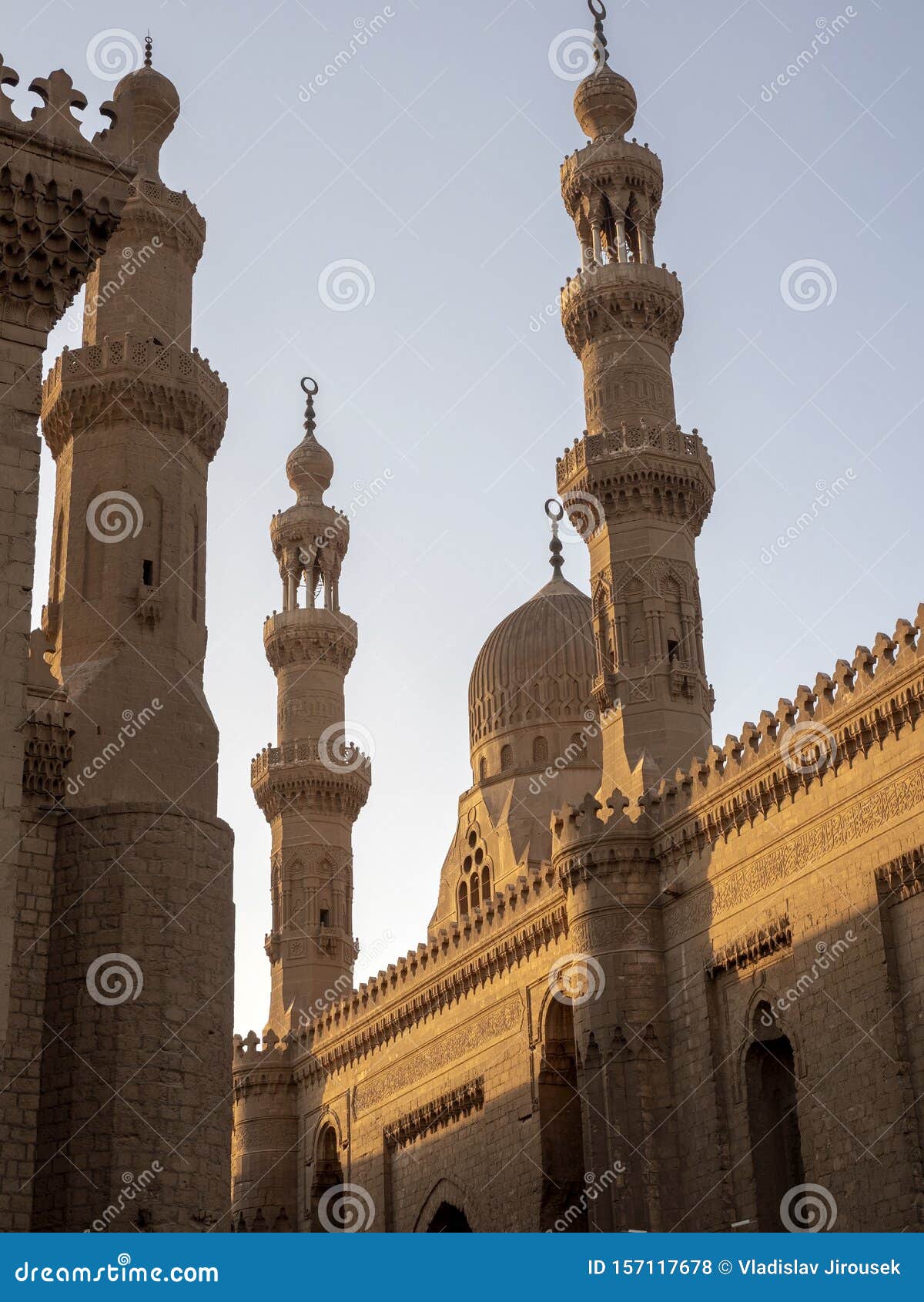 Minarets in the Cairo Capital City, Cairo Egypt Stock Photo - Image of ...