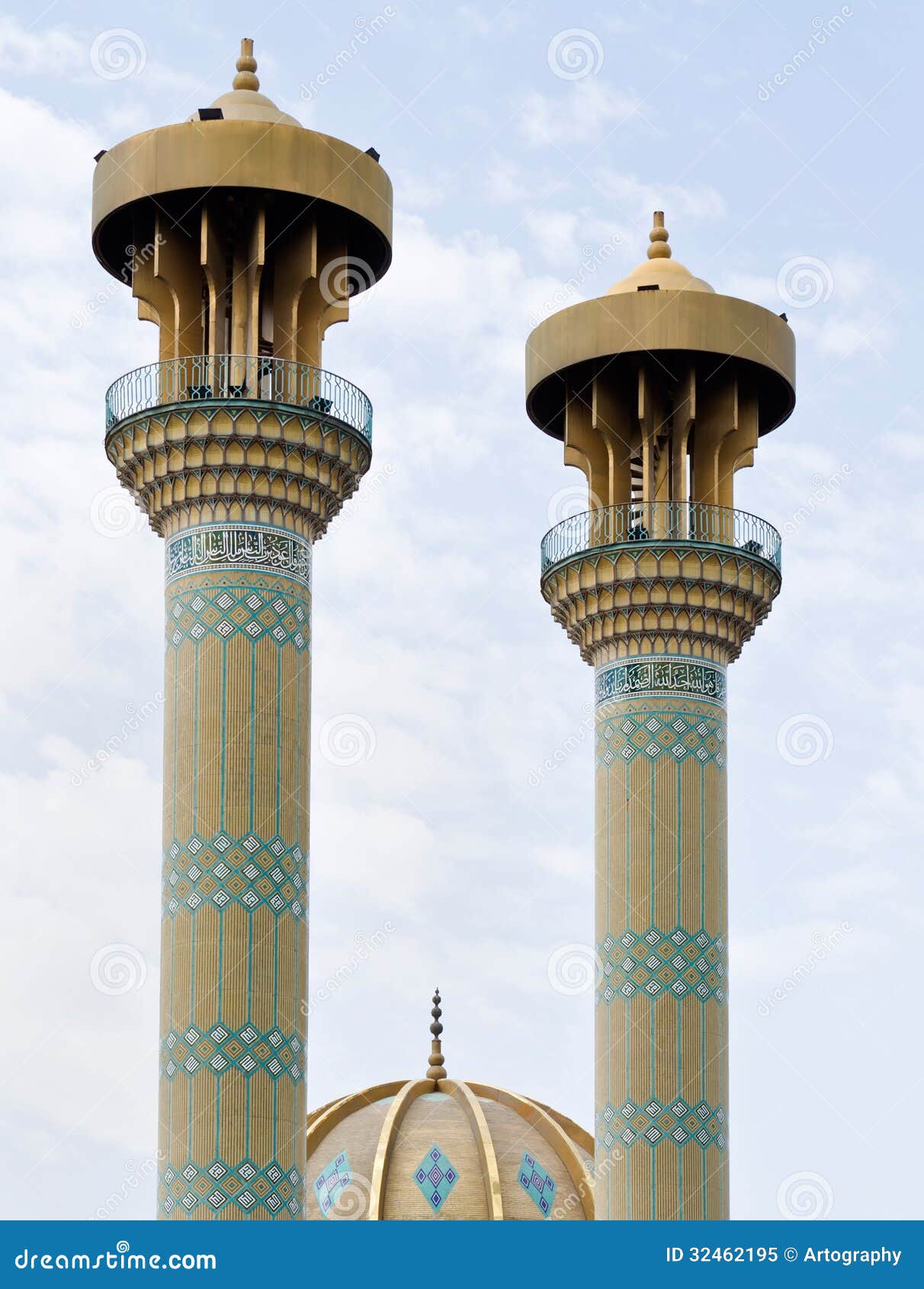 Minarets stock image. Image of decorated, color, cupola - 32462195