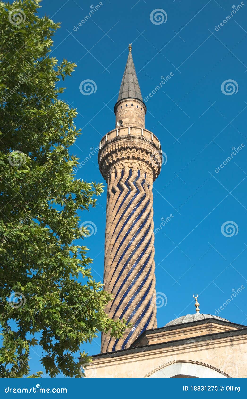 Minarets of Mosque in Afyon, Turkey Stock Image - Image of islam, asia ...