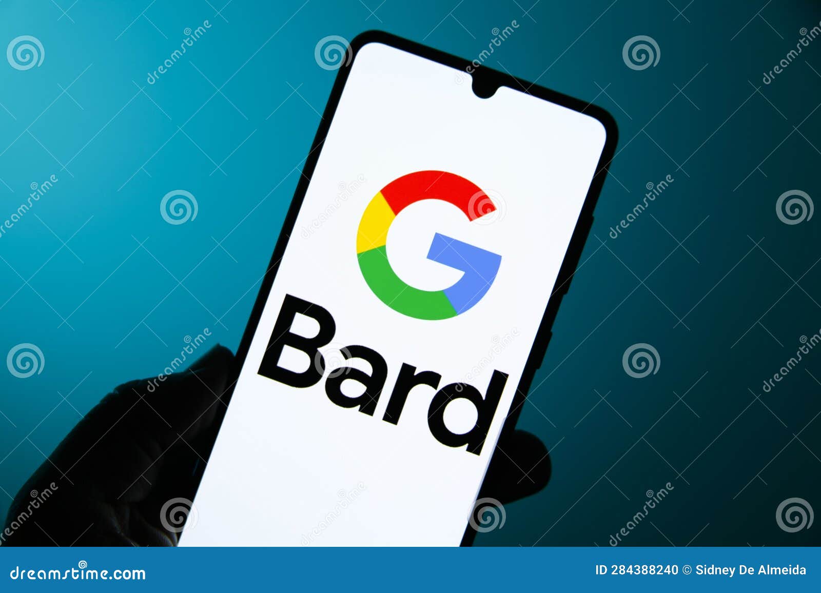 Cell Phone Screen with Google Bard Application Editorial Image - Image ...