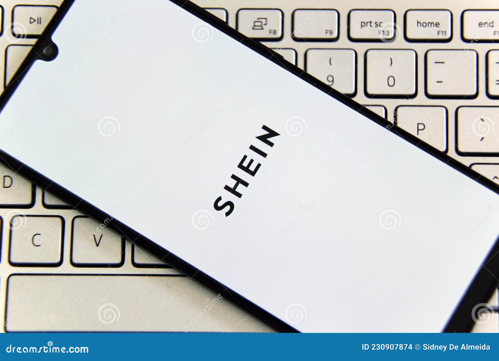 Cell Phone Screen with Shein Application Editorial Stock Image - Image ...