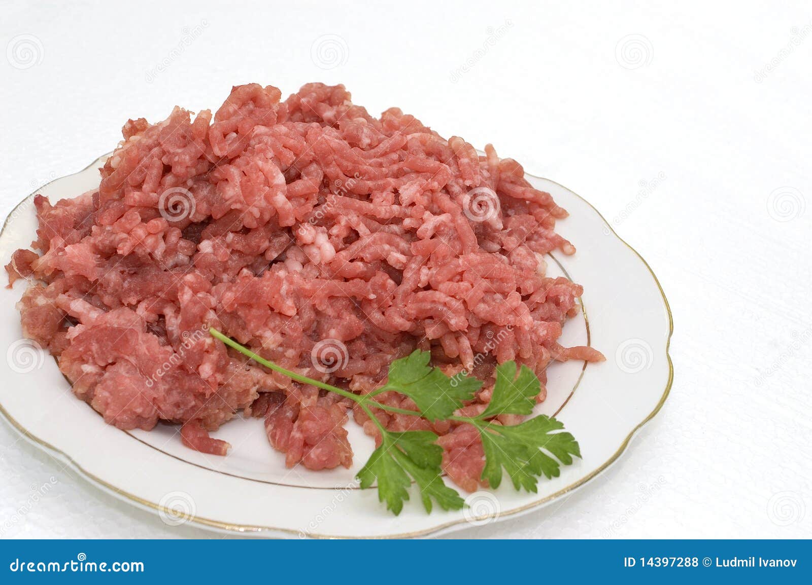 Mince stock photo. Image of isolated, table, balkan, meat - 14397288