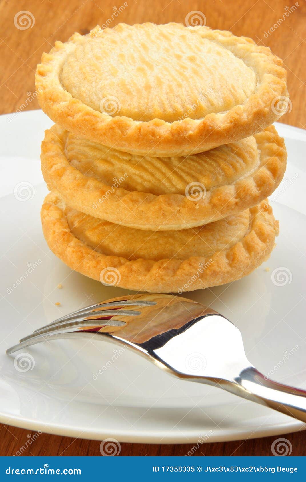 Mince pie on a plate stock image. Image of food, mince - 17358335