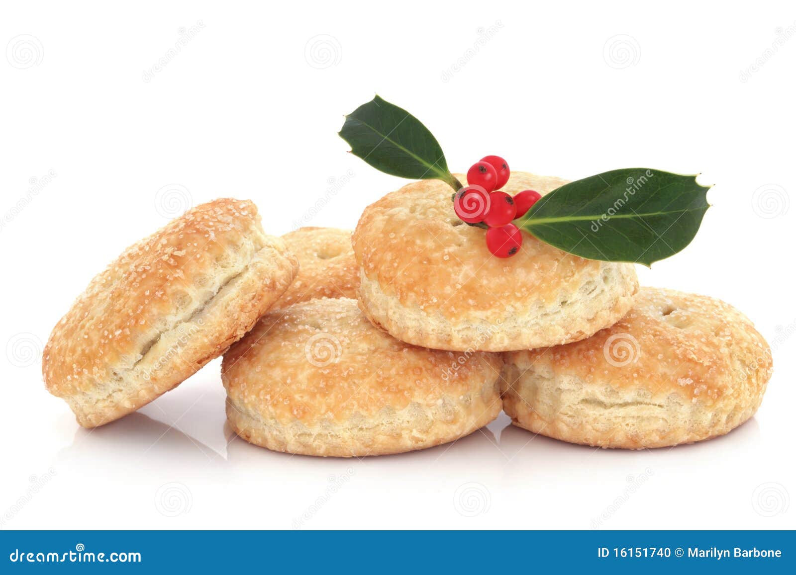 Stack Mince Pies Holly Stock Photos - Free & Royalty-Free Stock Photos ...