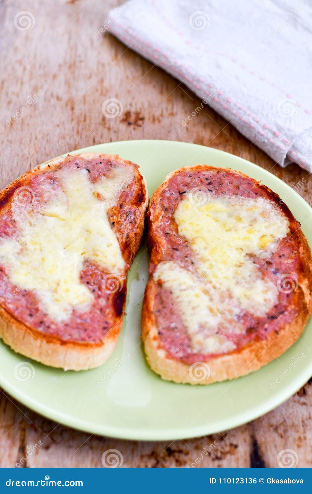 Mince toast stock photo. Image of delicious, basil, darkened - 110123136