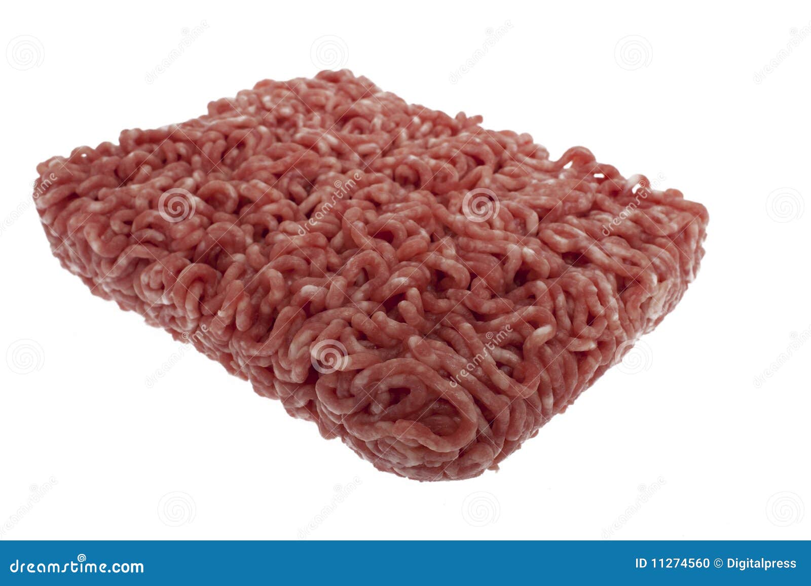 Mince before White Background Stock Photo - Image of meat, product ...