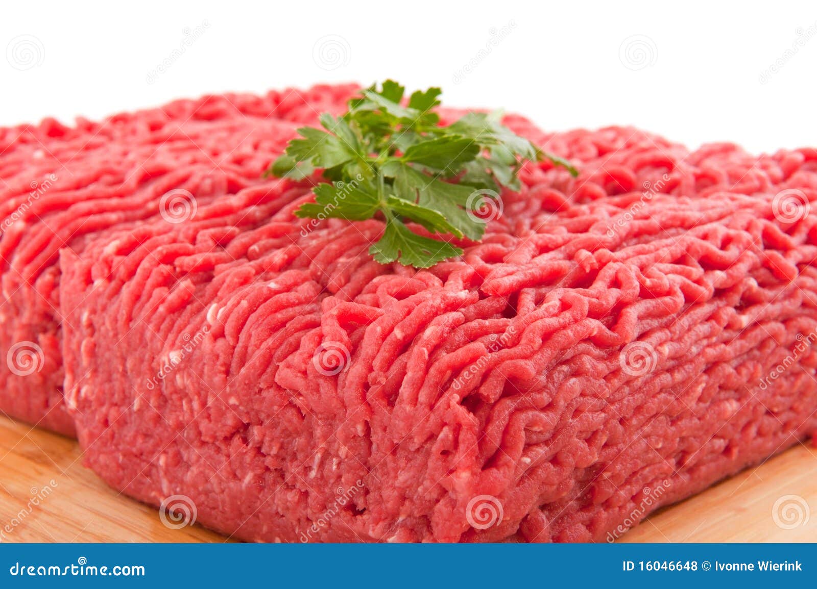 Minced meat stock photo. Image of beef, parsley, timber - 16046648