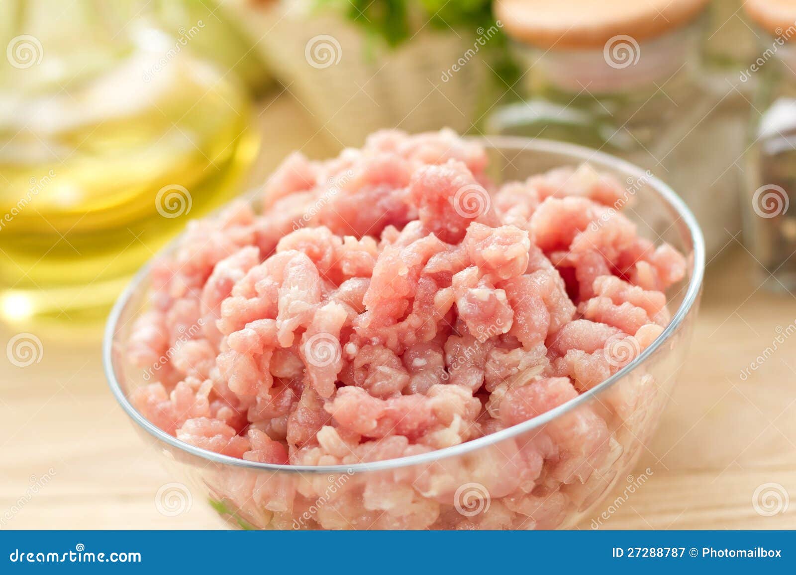 Minced meat stock image. Image of kitchen, chicken, cooking - 27288787