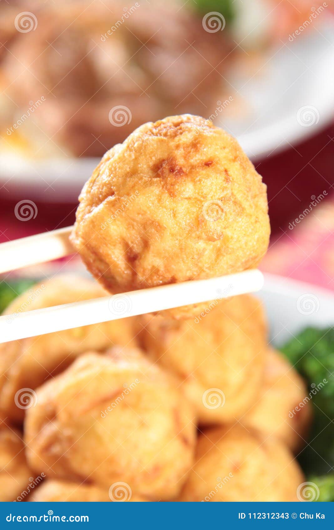 Fried or Deep Fried Meat Ball Stock Image - Image of fresh, gourmet ...