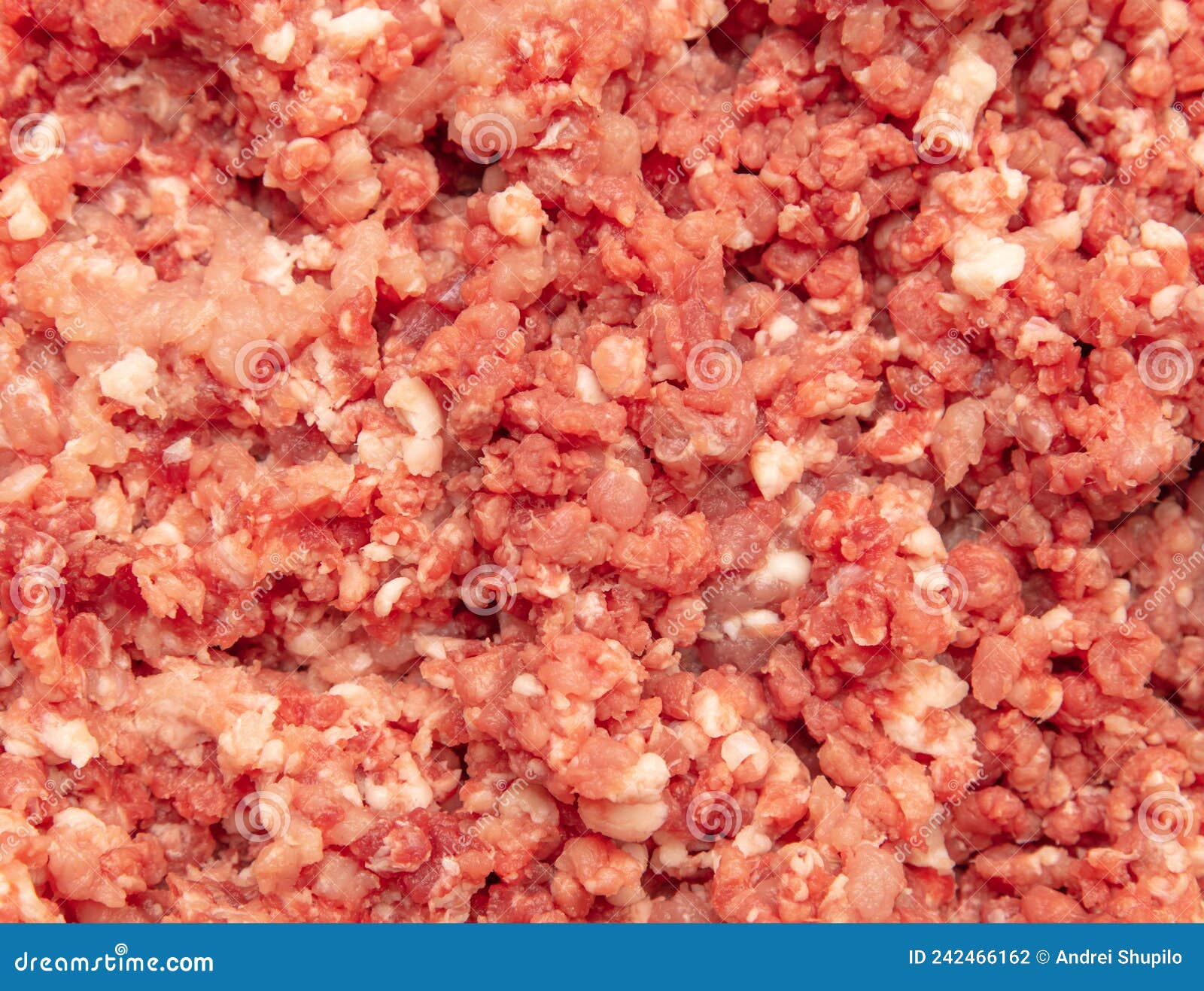 Minced Meat and Fat As Background. Stock Photo - Image of macro ...