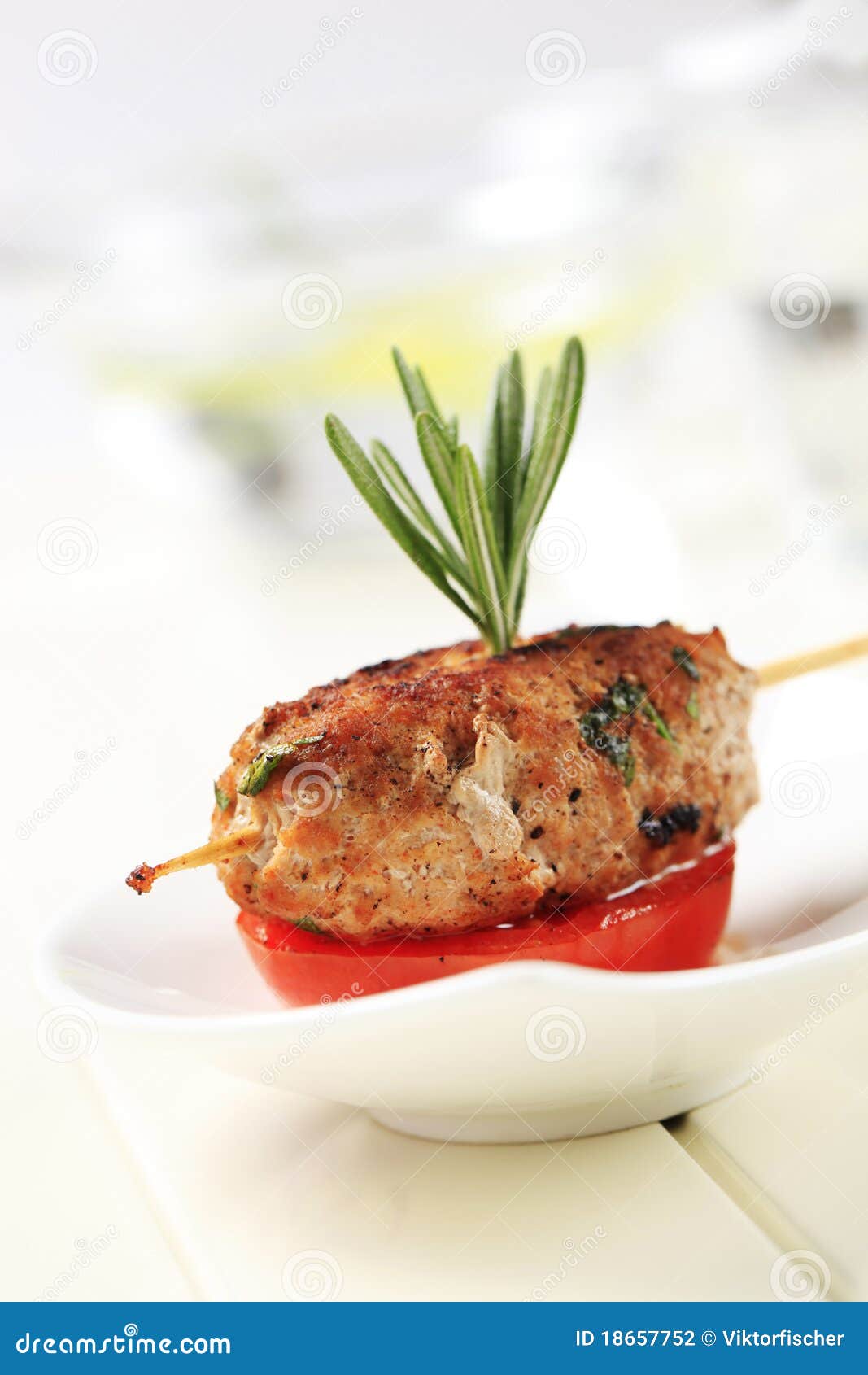 Minced meat kebab stock photo. Image of grilled, closeup - 18657752