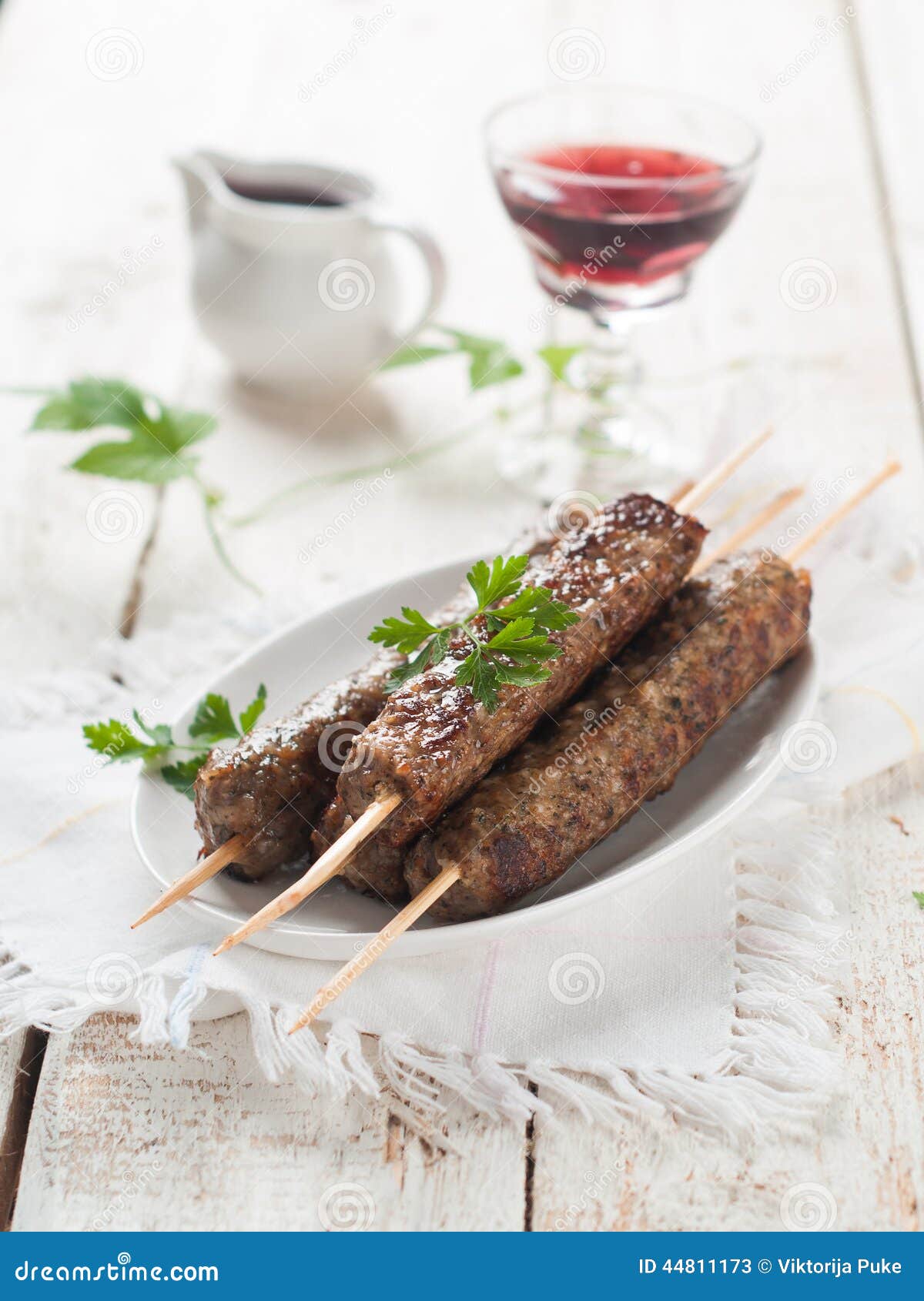 Minced meat kebab stock image. Image of ready, mince - 44811173