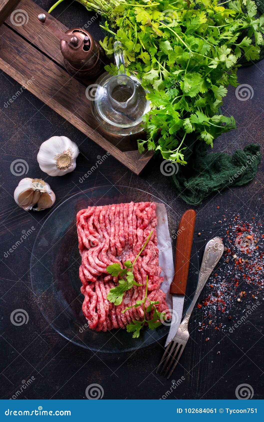 Minced meat stock image. Image of mincemeat, meat, black - 102684061