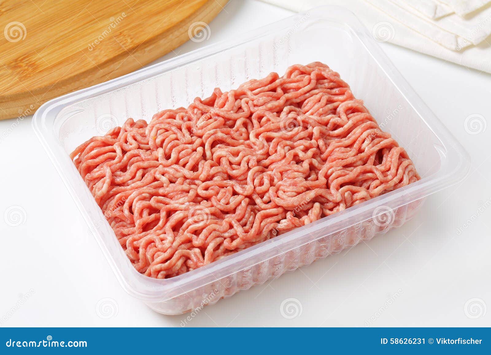 Minced meat stock image. Image of meat, pork, processed - 58626231