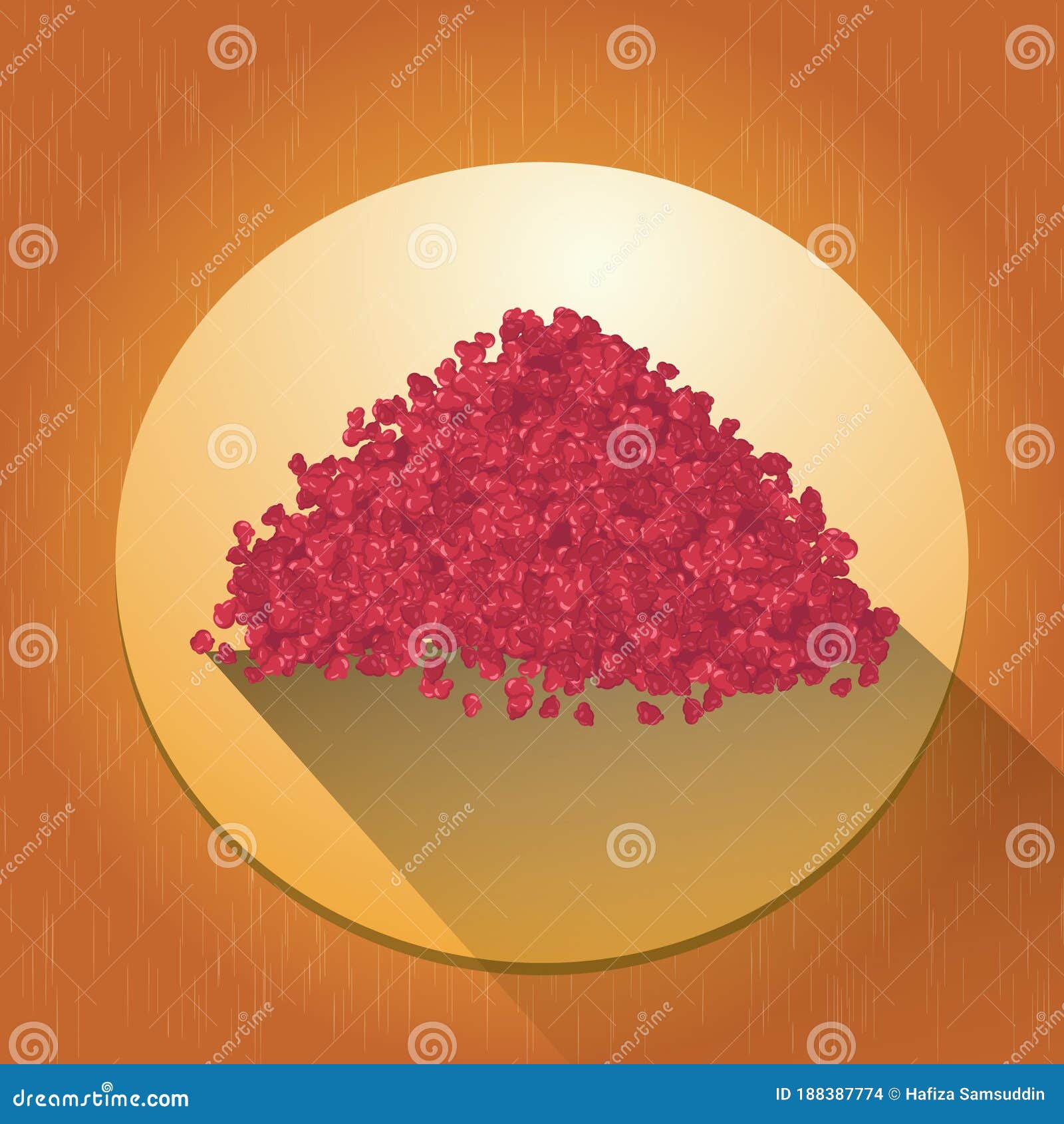 Minced Meat. Vector Illustration Decorative Design Stock Vector ...
