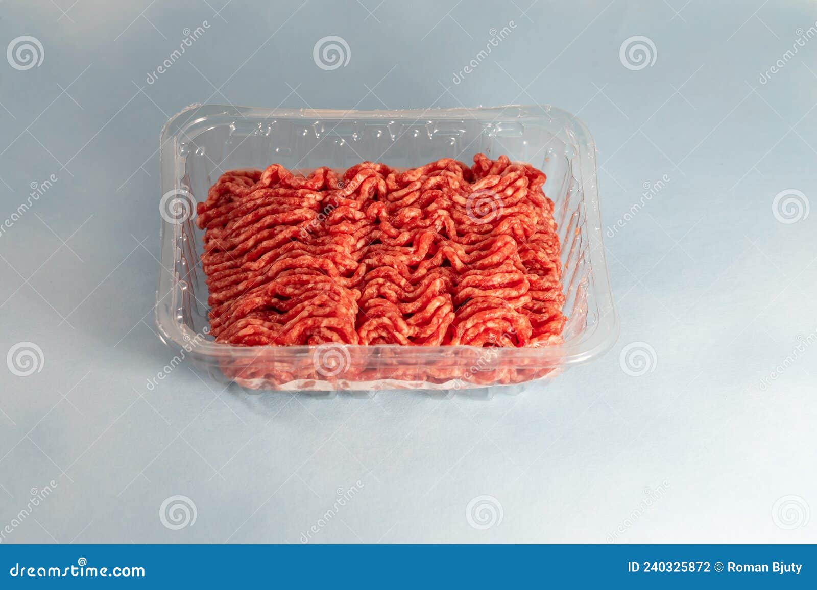 Minced Pork and Beef in Packaging for Sale Stock Photo - Image of ...