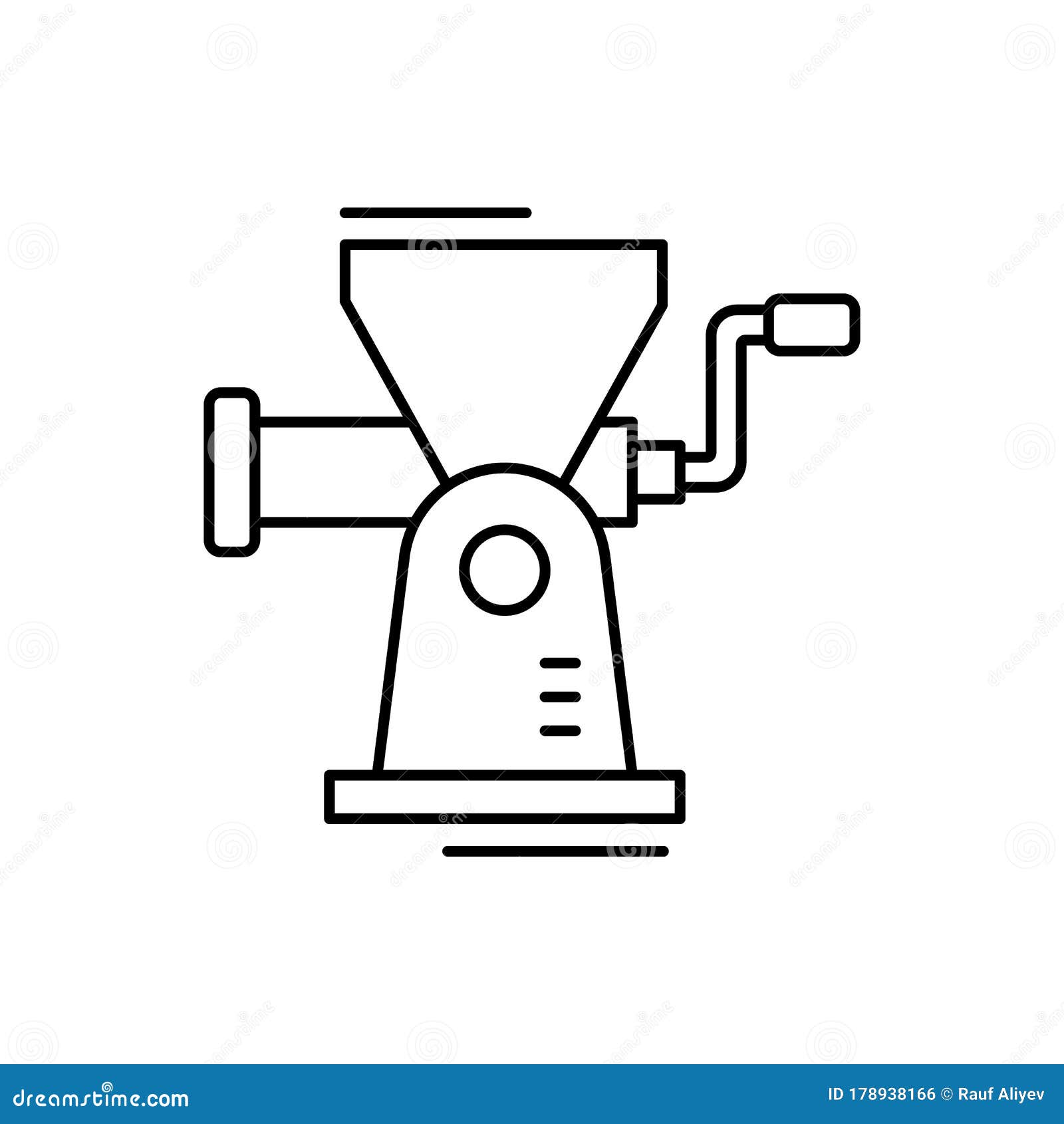 Mincer Icon. Simple Line, Outline Vector Elements of Kitchen Object for Ui and Ux, Website or ...