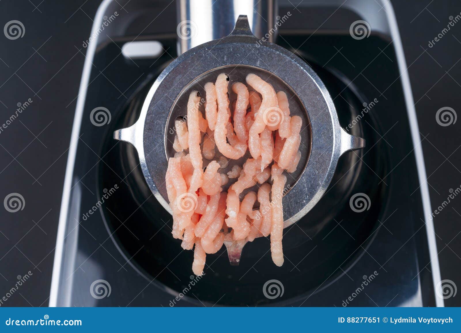 Mincing machine and meat stock image. Image of grinder - 88277651